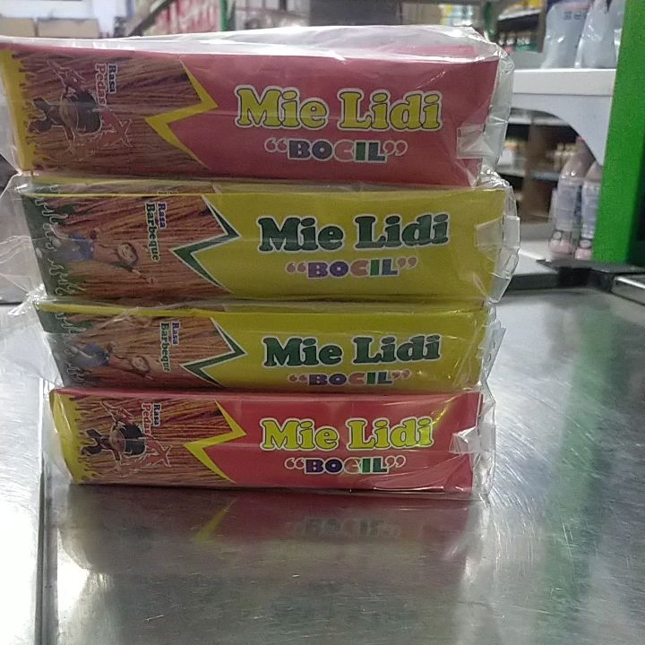 mie lidi Bocil 1 Pak isi 10 Bungkus / Camilan Mie Lidi | Lazada Indonesia