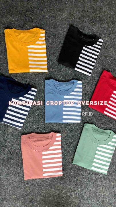 RF.ID Kombinasi Croptop Oversize (Lingkar Dada 125 CM) | Lazada Indonesia
