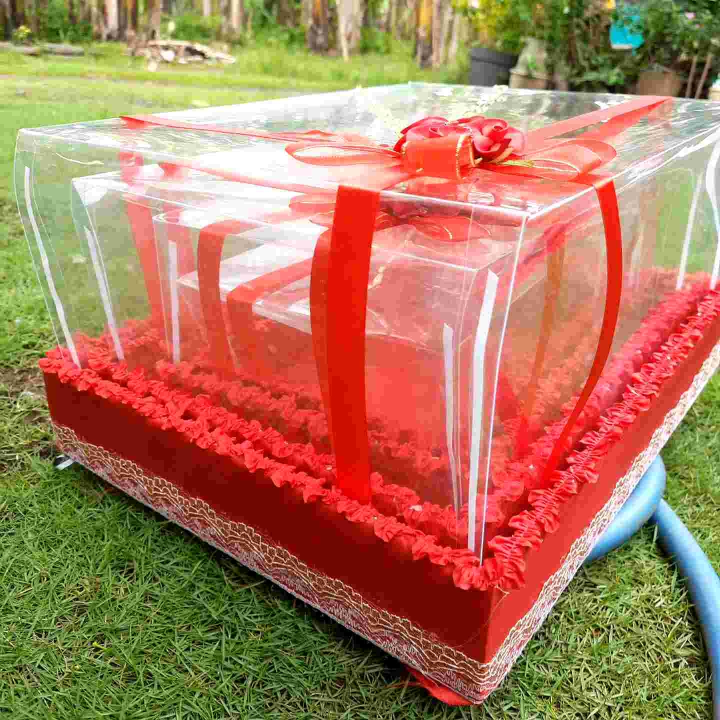 Kotak Seserahan Nikah Box Hantaran Pernikahan Tutup Mika Hias Parcel ...