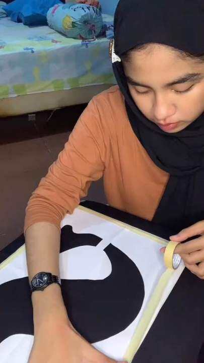 T-shirt kiss DIY custom black edition | Lazada Indonesia