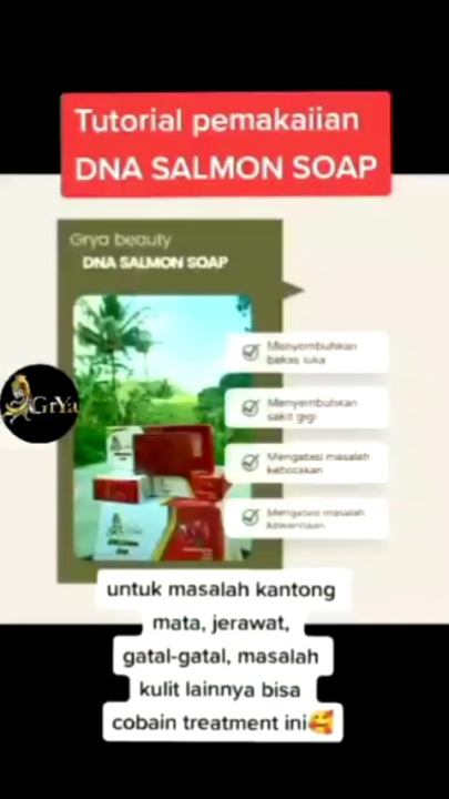 DNA salmon soap | Lazada Indonesia