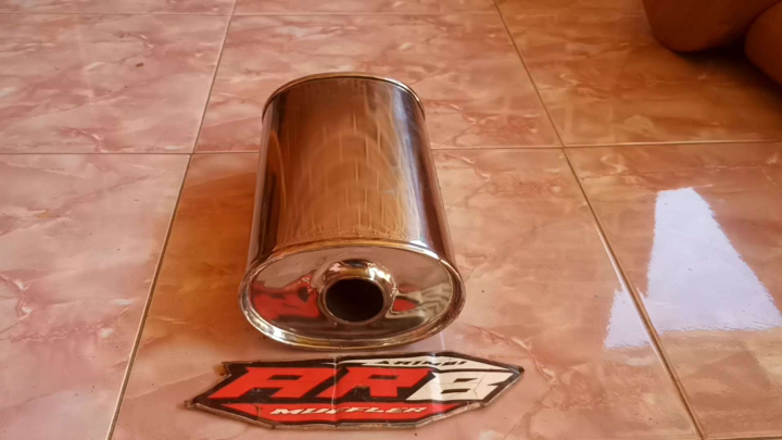 TABUNG KNALPOT STANDAR TENGAH SUARA HALUS MOBIL SEDAN UNIVERSAL ...