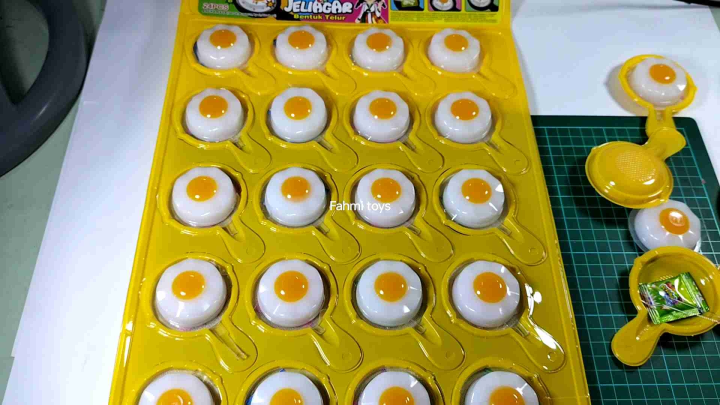 24 pcs jelly agar layar bentuk telur ceplok makanan | Lazada Indonesia