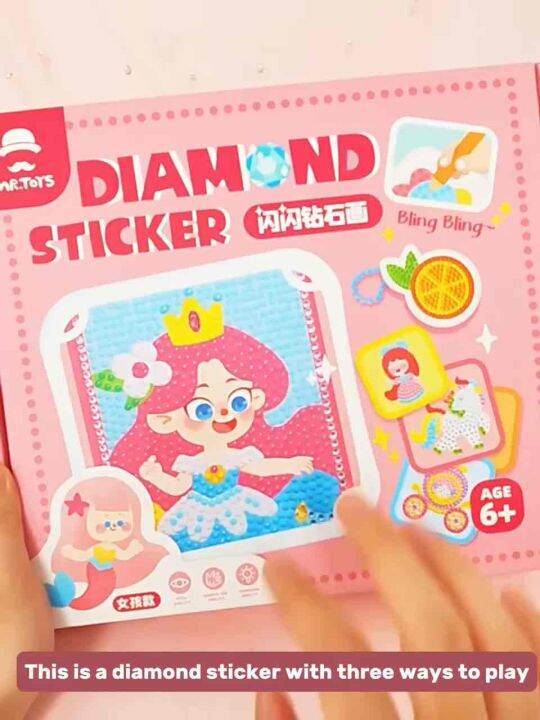 MR TOYS Diamond Stickers DIY Diamond Painting Arts and Craft activity ...