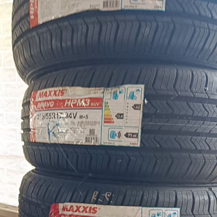 ยางใหม่ ปี 23 เบอร์ 215/55R17 Maxxis HPM3 ส่งไว นุ่ม ทน | Lazada.co.th