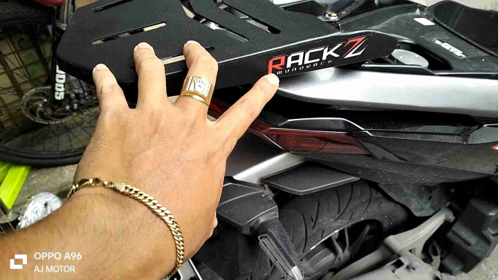 HONDA CLICK 125-150 V1-V2-V3 RACK Z MONORACK BRACKET POWDER COATED NO ...