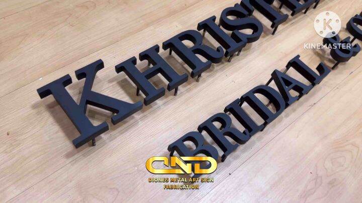 stainless steel Matte Black Wall Signage | Lazada PH