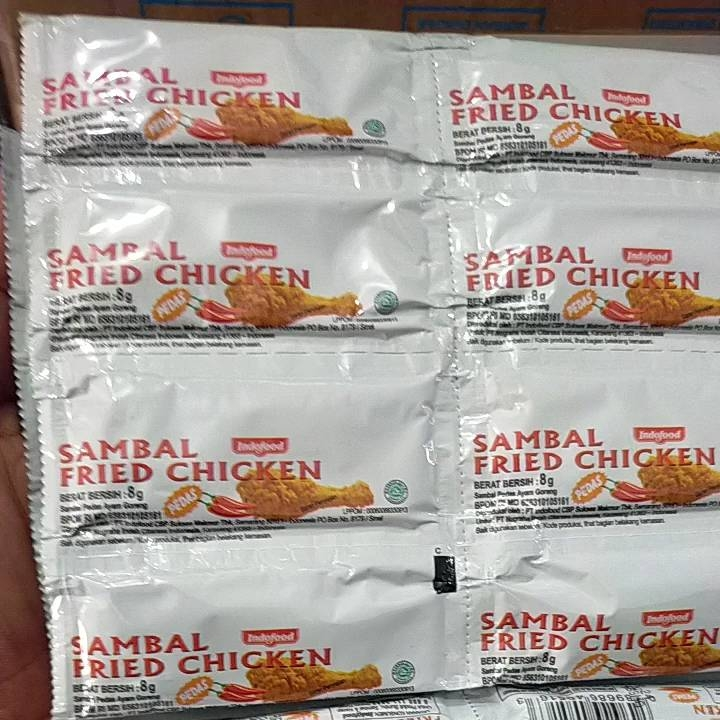 Saos / Sambal Fried Chicken Indofood 8g isi 24 pcs | Lazada Indonesia