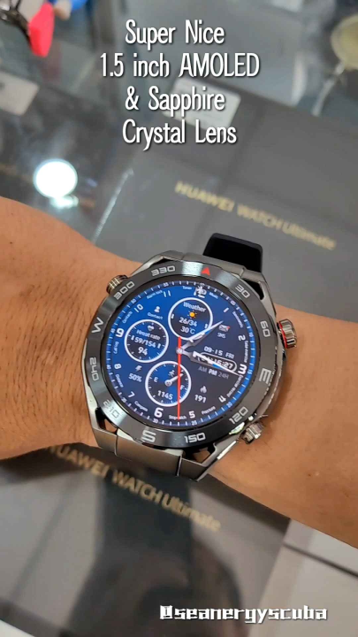Huawei Watch Ultimate Dive Computer Smart Watch Heart Rate Tracker ...