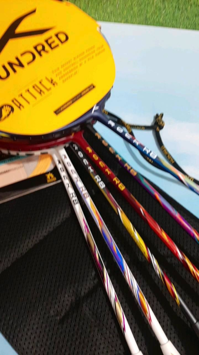 RAKET HUNDRED ROCK R8 32LBS ORIGINAL RAKET BADMINTON | Lazada Indonesia