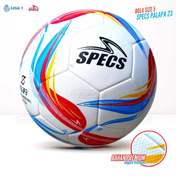 GO PREMIUM BOLA SEPAK BOLA SPECS PALAPA 23 BRI LIGA 1, SIZE 5 | Lazada ...