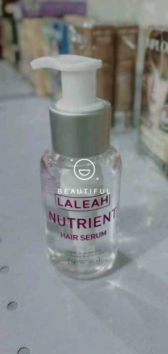 LALEAH NUTRIENT HAIR SERUM || HAIR SERUM NUTRIENT LALEAH || VITAMIN RAMBUT LALEAH 70ML | Lazada ...