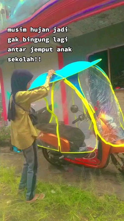 Kanopi Motor Payung Motor Anti Hujan Anti Panas Tipe C | Lazada Indonesia