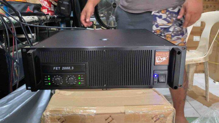 Live FET-2000.2 1300W X 2 for 8 Ohms 2050W X 2 for 4 Ohms Powered Amplifier | Lazada PH