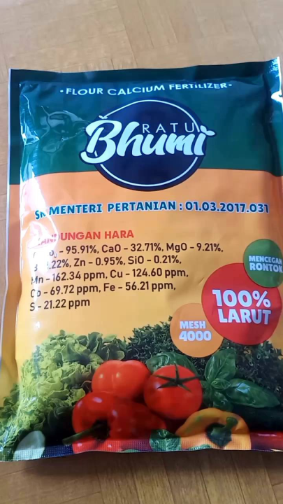 Pupuk Kalium Kalcium Ratu Bumi 1 Kg Obat Semprot Pencegah Asam Asaman ...