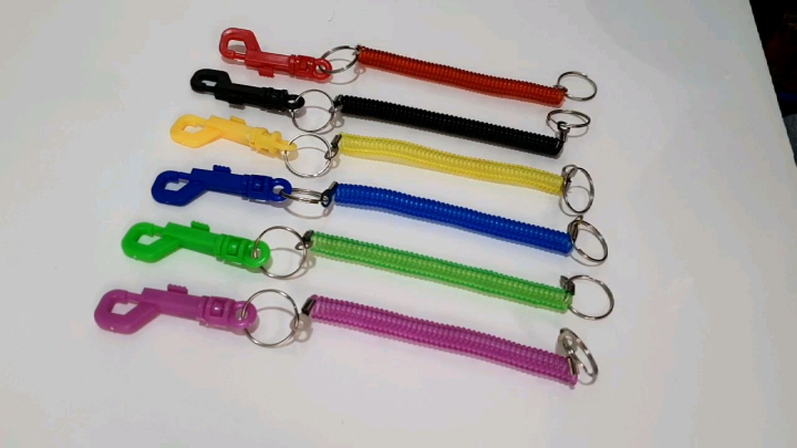 GANTUNGAN KUNCI SERBA GUNA/GANTUNGAN KUNCI TALI KARET SPIRAL PANJANG ...