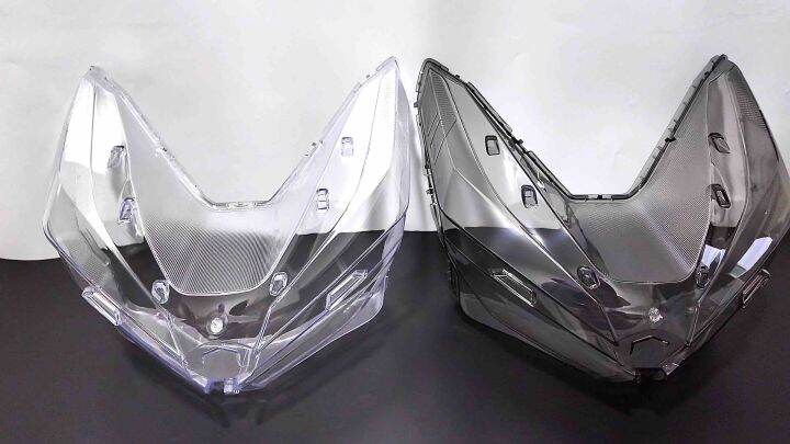 HONDA CLICK V2/V3 125i/150i HEADLIGHT LENS (CLEAR/SMOKE) CLICK VERSION ...