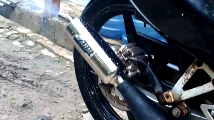 knalpot satria 2tak Standar racing AHM satria hiu | Lazada Indonesia