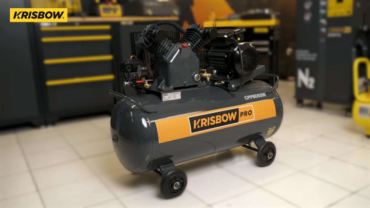 Krisbow Kompresor Angin 2hp 90l 10bar 1ph | Lazada Indonesia