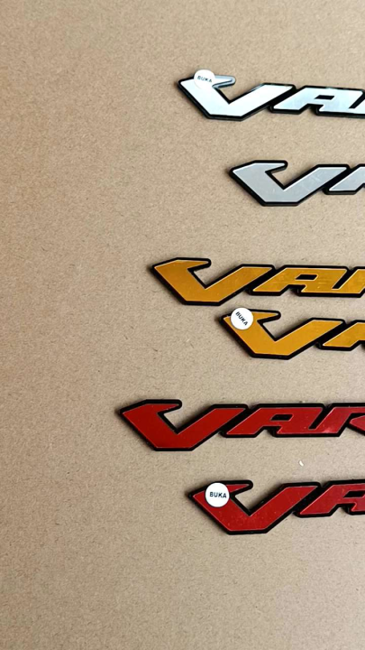 2pc Emblem Vario logo Vario Emblem Timbul Vario 3D | Lazada Indonesia