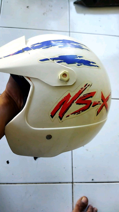 helm half facee jadul honda nsx original seken | Lazada Indonesia