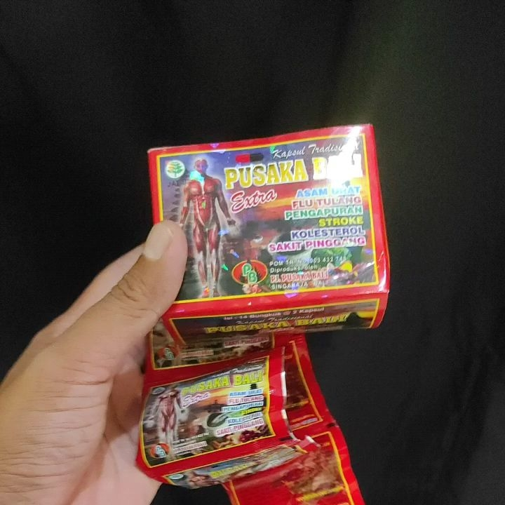 Asli Kapsul Pusaka Bali Untuk Asam Urat Flu Tulang Stroke Dll | Lazada ...