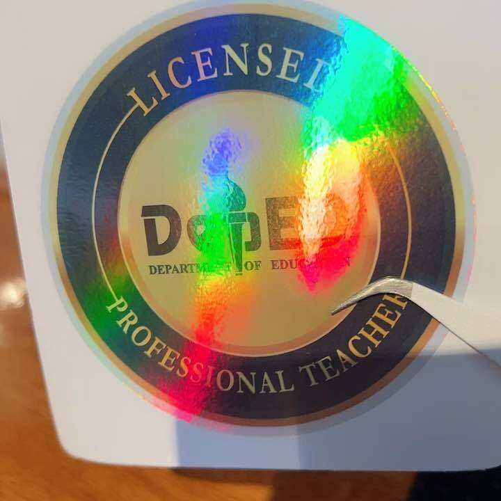 DEPED LOGO Sticker for motorcycle & car Holographic rainbow Water Proof ...