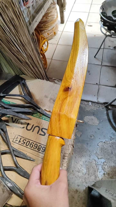 Kutsilyo Tulis with Kaluban | Langka Wood | Kitchen Knife | Lazada PH