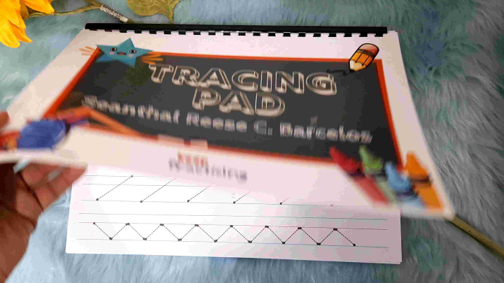 A4 Size Tracing Pad/Tracing Names, Letters, Lines, Shapes and Numbers ...