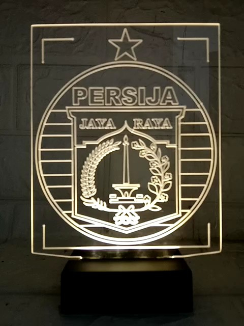 lampu hias logo Persija Jakarta | Lazada Indonesia