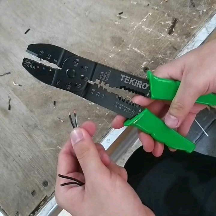 Tang Crimping Skun Jepit Skun Kupas Kabel Potong Kabel 9 in Tekiro ...