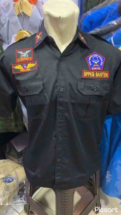 Seragam BPPKB Banten | PPBNI | Kemeja BPPKB | Lengan Pendek | Lengan ...