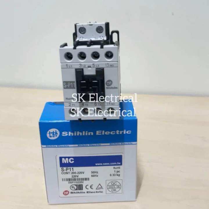 SHIHLIN SP11 Magnetic Contactor 1NO | SK Electrical | Lazada PH