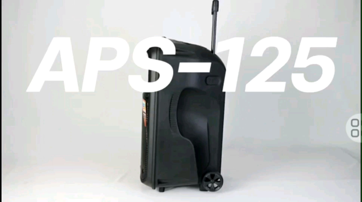 SHERMAN APS-125 Trolley Amplifier Speaker ลำโพงบลูทูธแบบล้อลาก ขนาด 12 นิ้ว พร้อมไมค์ไร้สาย ...