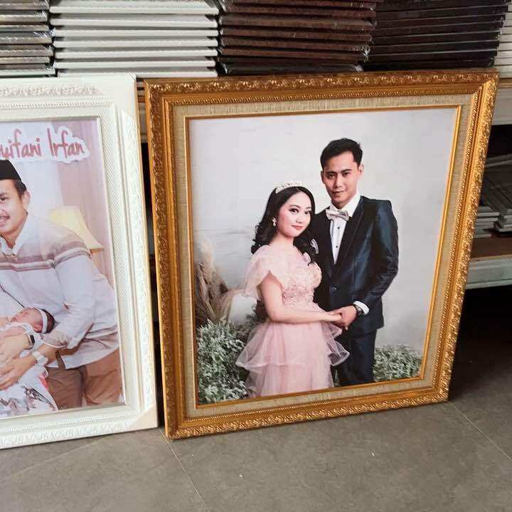 PAKET JUMBO Pajangan Foto + Bingkai Foto Beauty Frame Berkualitas ...