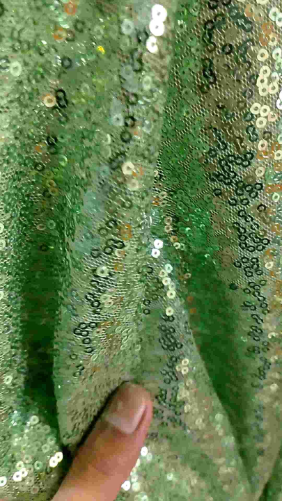 Bahan/Kain Payet seribu/Payet Sequin/Seribu Payet/Payet Antik warna ...