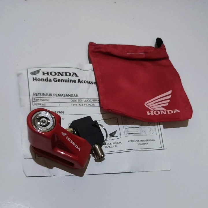 Gembok Rem Cakram Disck Sepeda Motor Honda Universal | Lazada Indonesia