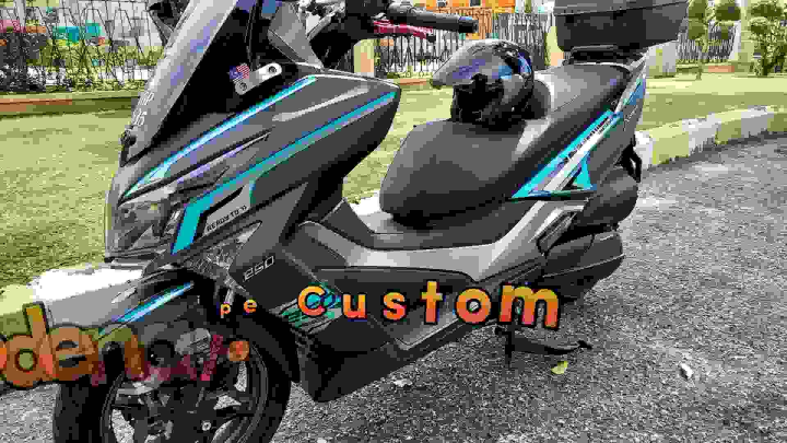 Stripe Custom Modenas Elegan 250 (Design Np.2) | Lazada