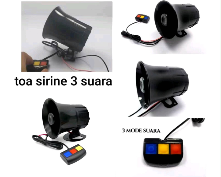KLAKSON TOA SIRINE MODUL 3 SUARA | Lazada Indonesia