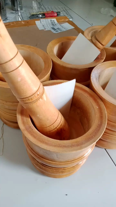 Lumpang kayu Ukir ukuran Besar Murah/lumpang penumbuk bumbu/lumpang ...