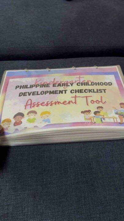Kindergarten Early Childhood Development ECCD Assessment Tool | Lazada PH