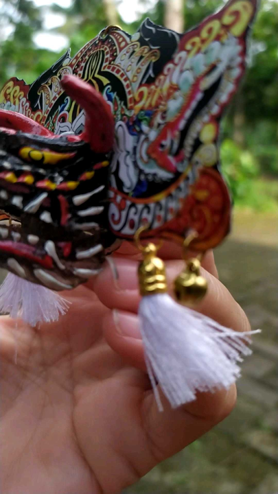 Miniatur barongan DEVIL PUTIH reog jaranan gantungan kunci jawa timur ...