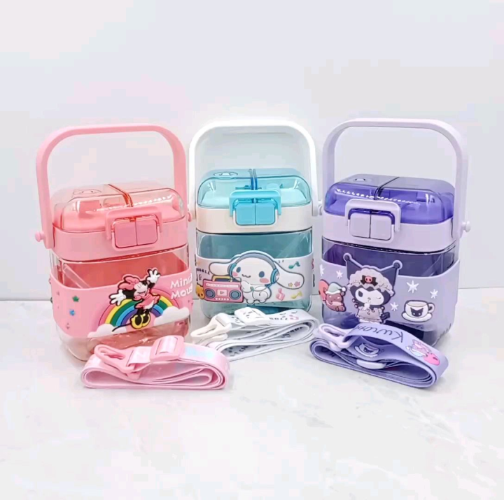 Botol Minum 2 In 1 Karakter Sanrio / Botol Minum Mickey Mouse / Botol ...