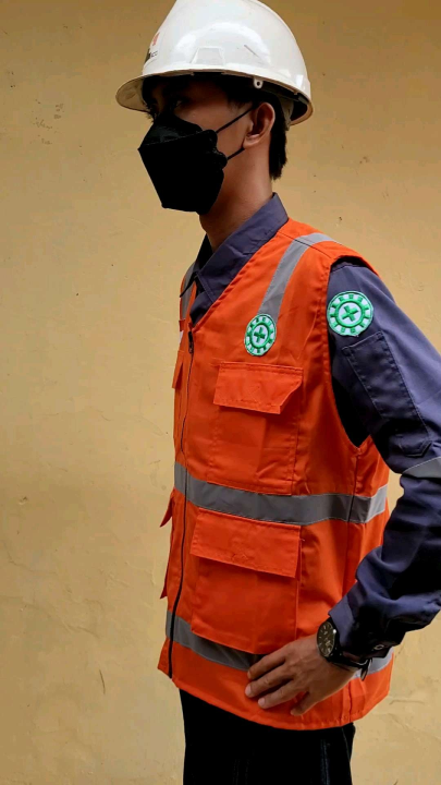 rompi safety,rompi safety proyek(FREE LOGO SAFETY & BENDERA) | Lazada ...