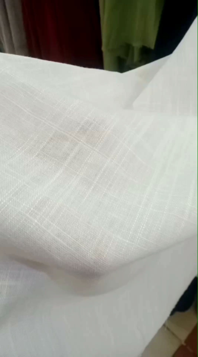 Bahan Kain Linen Slub Warna Putih Harga 0,5m | Lazada Indonesia