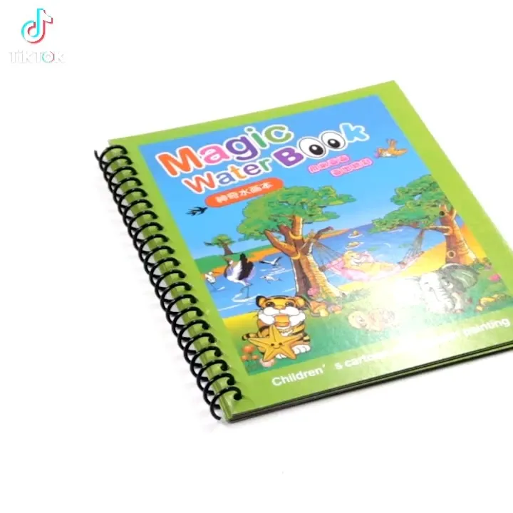 Magic Water Book - Buku Gambar Mewarnai Edukasi Anak - Buku Gambar ...
