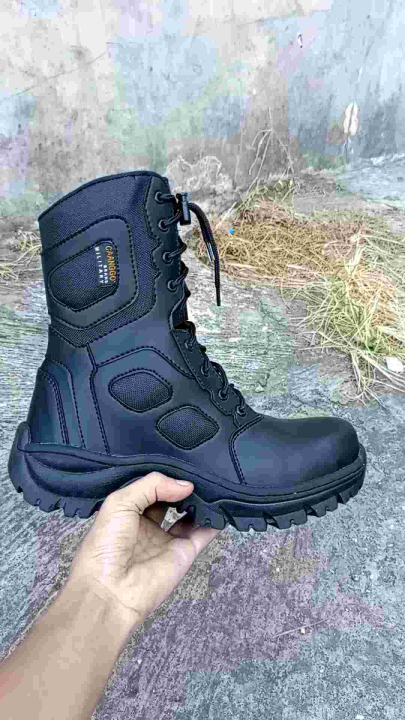 Sepatu pdl tni polri tactical safety boots pdl satpam pdl security pdl ...
