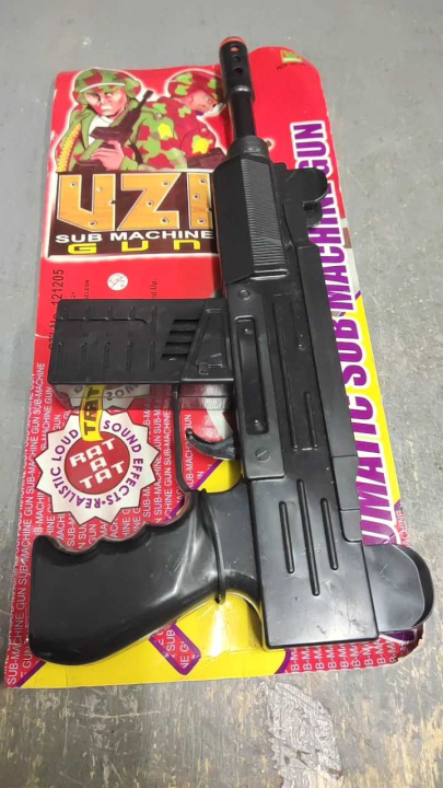 Fake plastic toy gun with vibrating sounds toys for kids U | Lazada PH