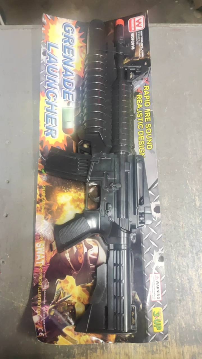 FunSound Plastic Toy Gun for Kids - Realistic Fake Gun with Exciting ...