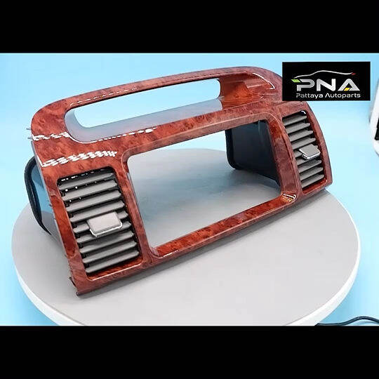 หน้ากากวิทยุ TOYOTA CAMRY ACV30 ปี02-06 แบบมีลายไม้ พร้อมช่องแอร์ ใหม่ ...